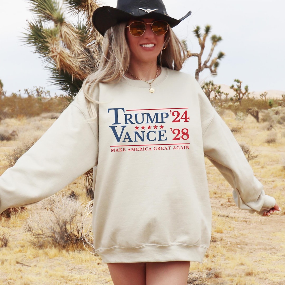 Trump Vance 24 Sweatshirt Vance 28 Shirt Trump Vance 2024 Vance 2028 ...