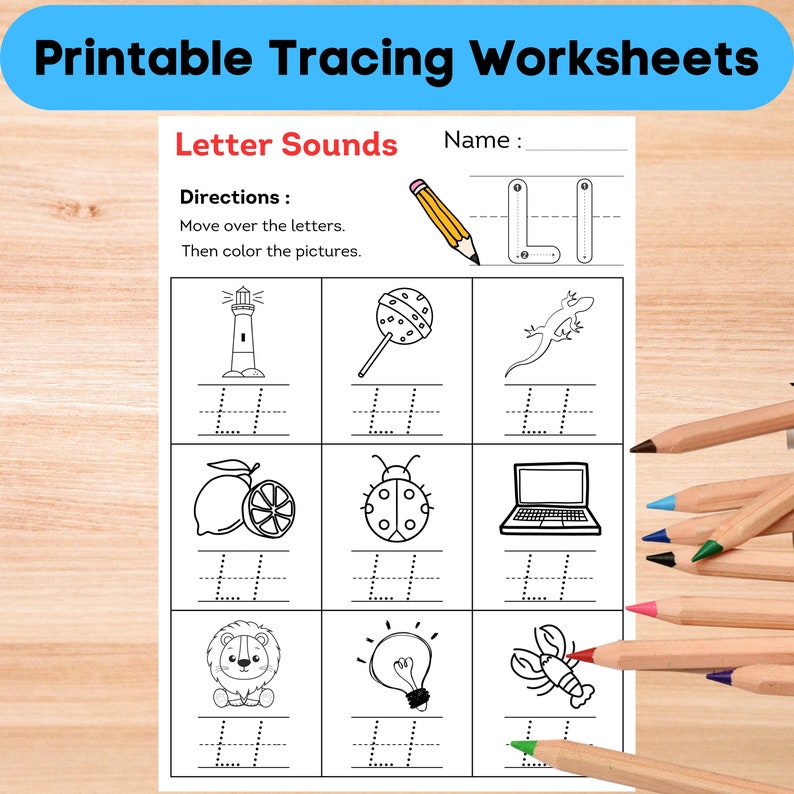 Beginning Sounds Worksheets , Preschool-1st Grade Phonics and Literacy ...
