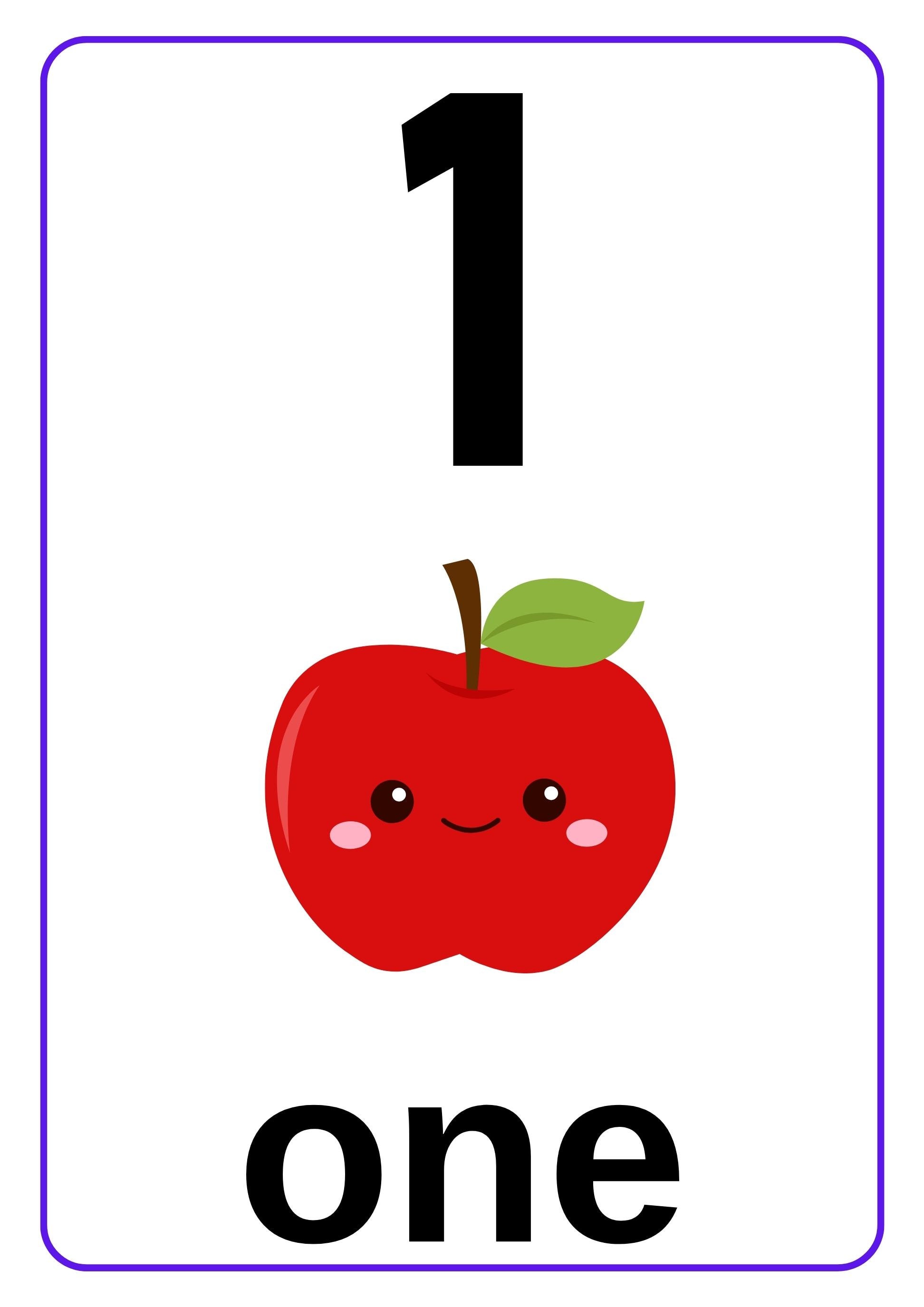 Number Flash Cards 1-10, Number Cards, Count to 10, A4 & A5 Montessori ...