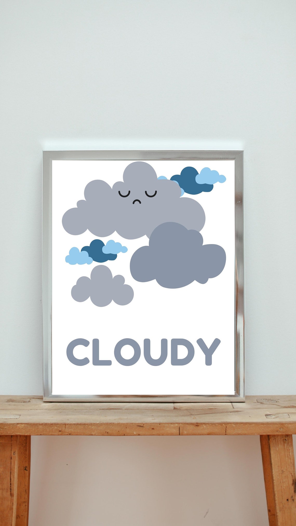 7 Weather Cards A4, Pre-school Cards, Montessori Flashcards ...