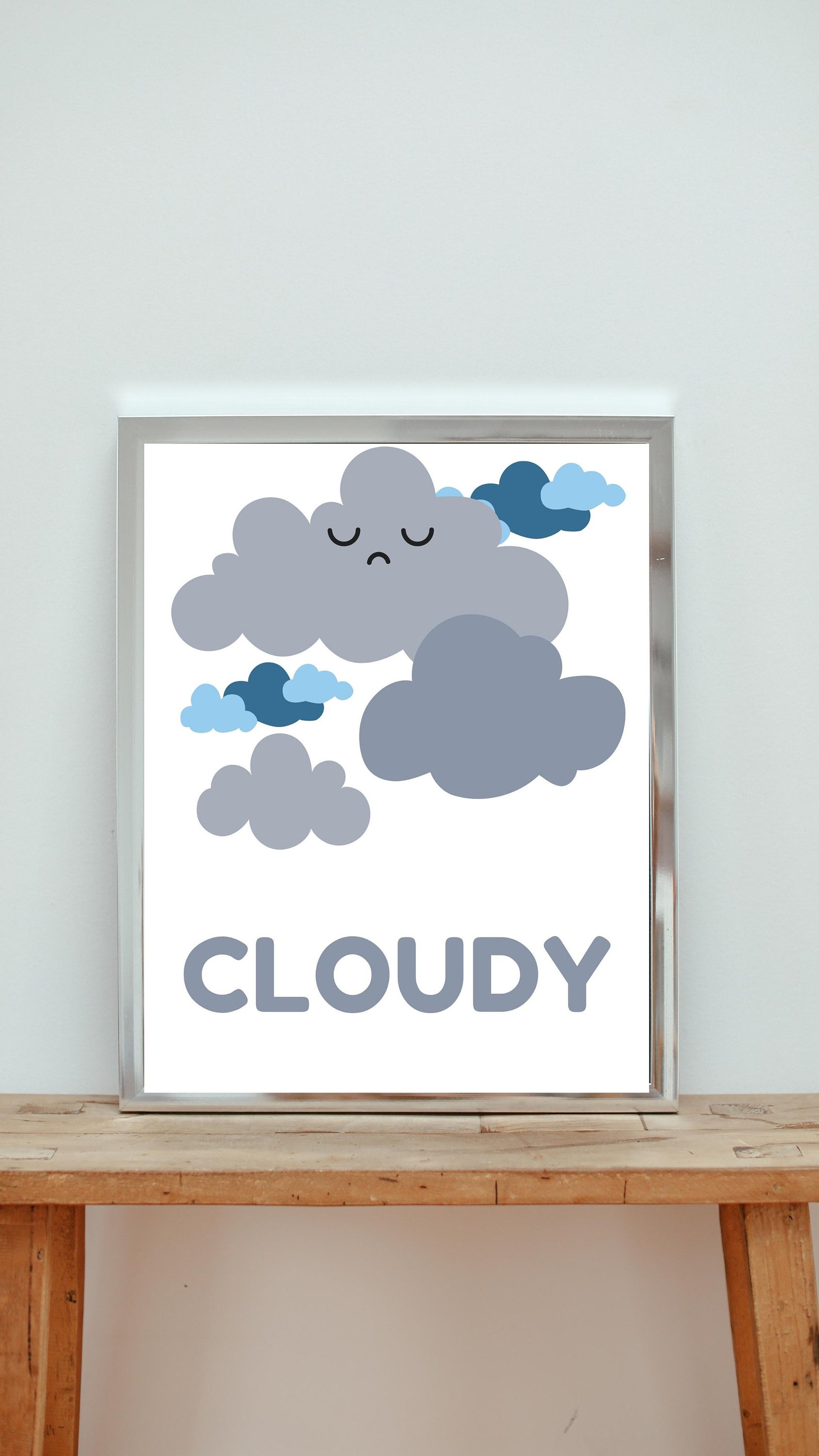 7 Weather Cards A4, Pre-school Cards, Montessori Flashcards ...