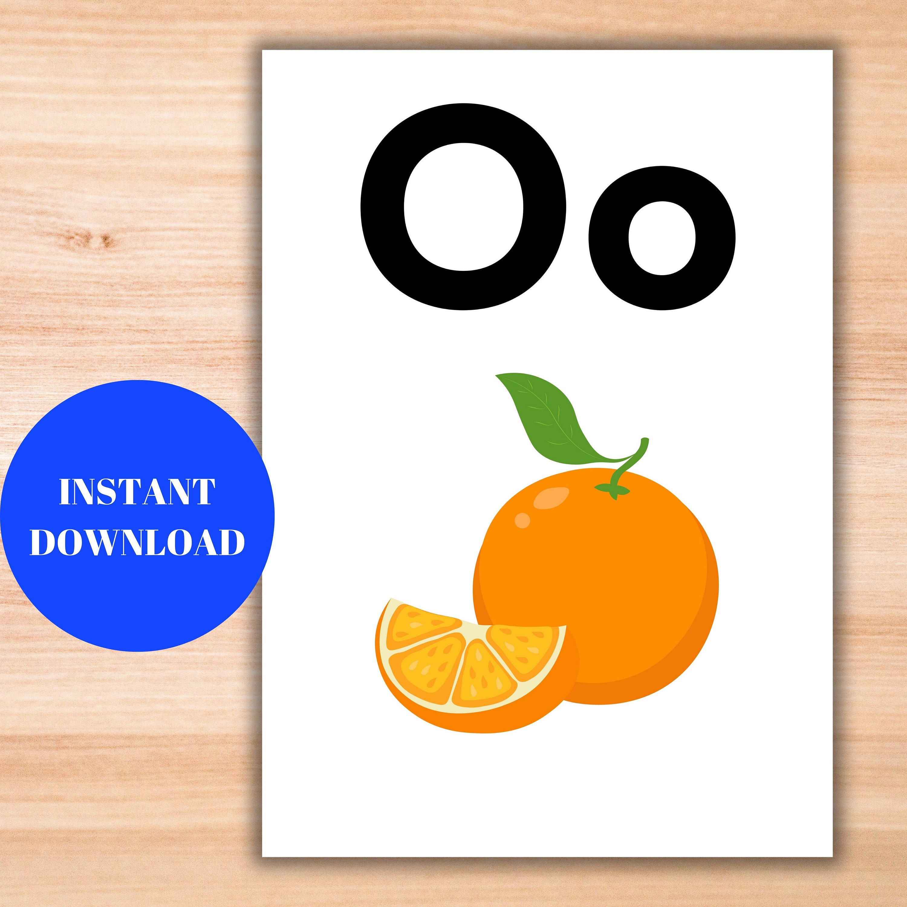 Alphabet & Number Flash Cards , ABC Printable Flashcards, Preschool ...