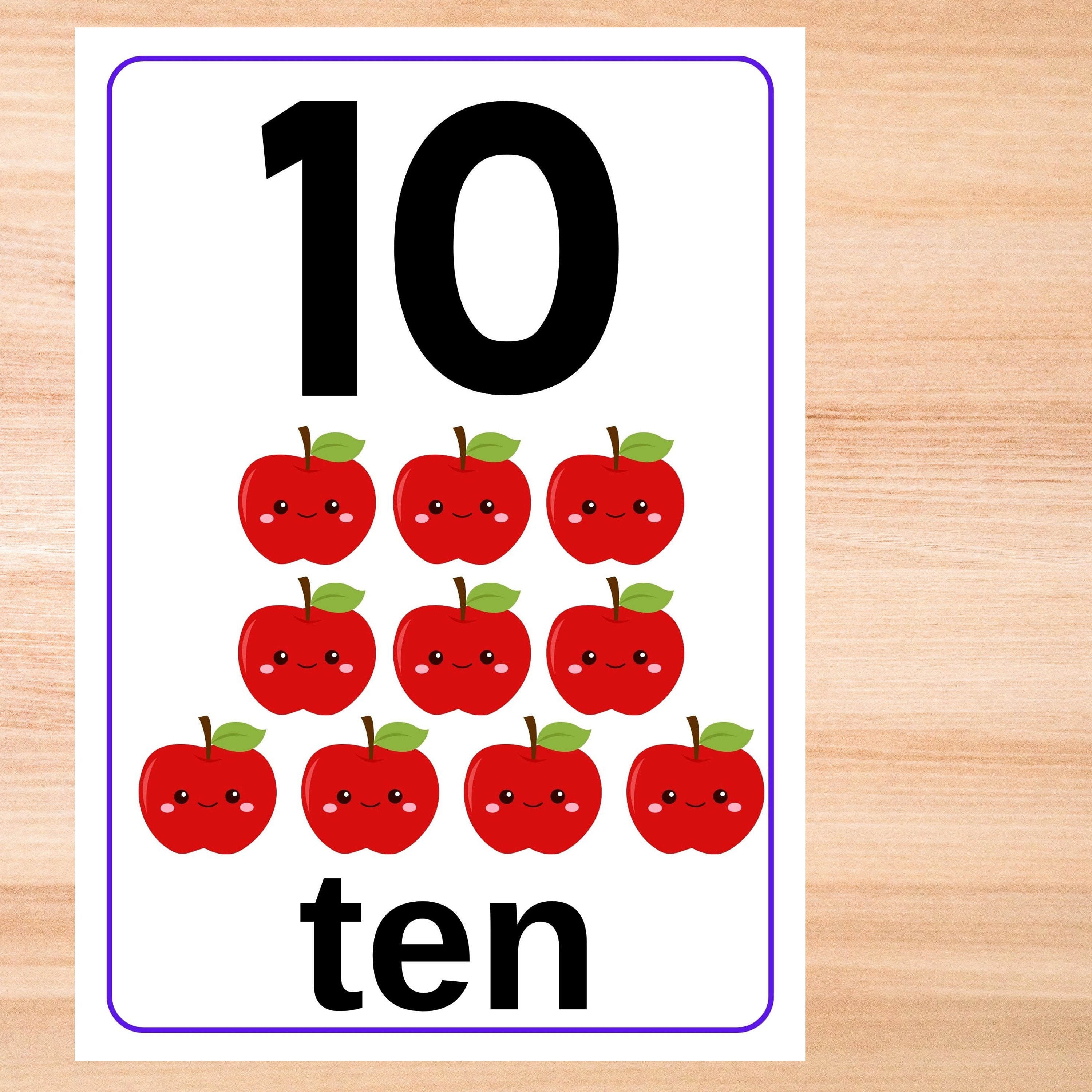 Alphabet & Number Flash Cards , ABC Printable Flashcards, Preschool ...