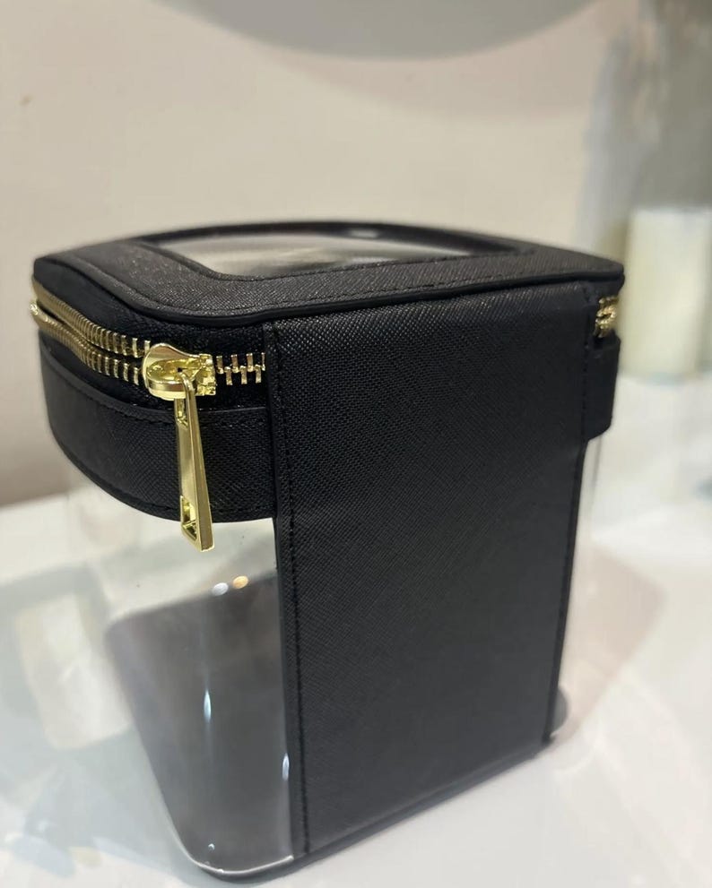 Custom Letters Clear Transparent Cosmetic Bag Waterproof Makeup Bag ...