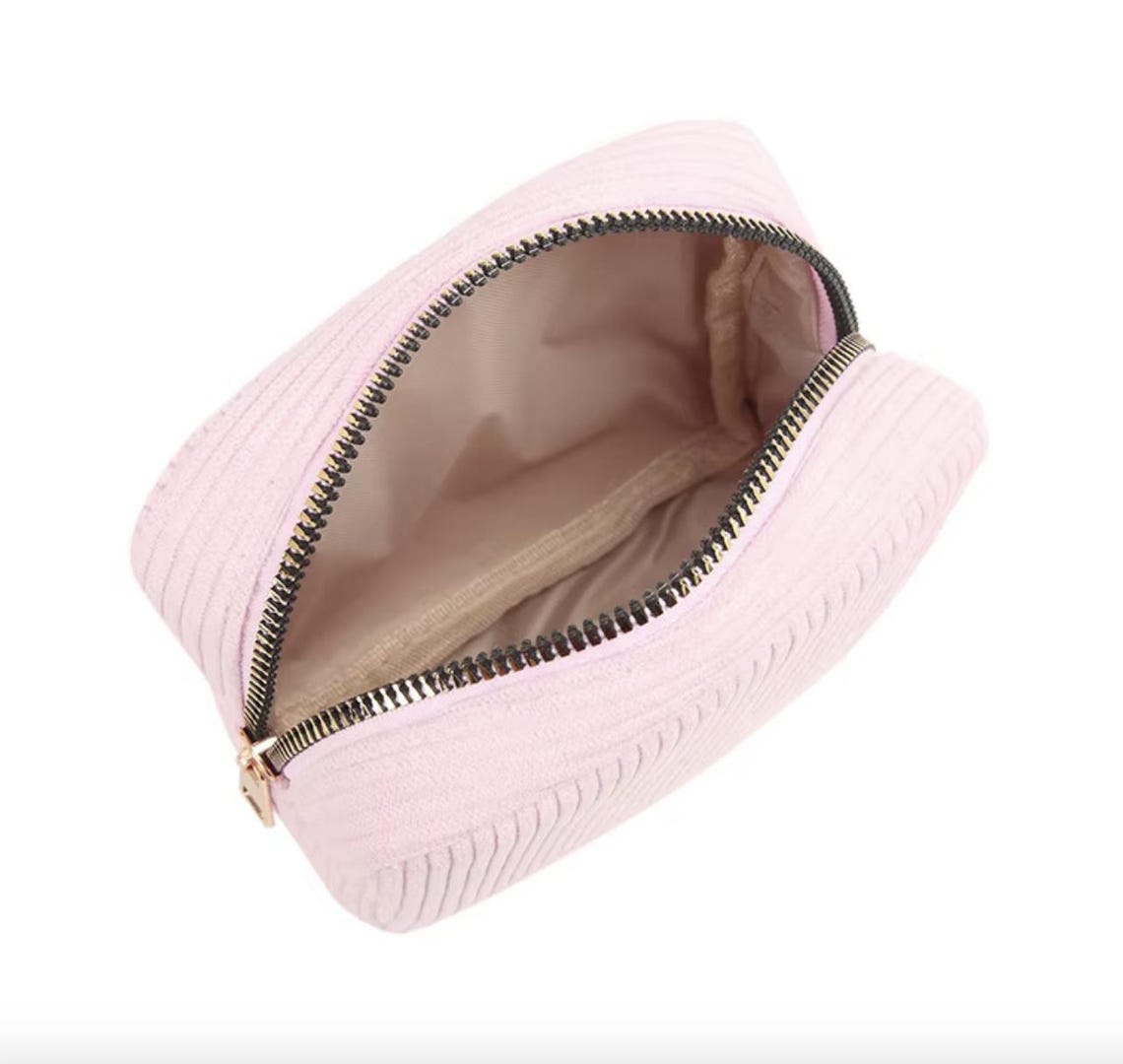 Small Pouch Corduroy Bag Mini Square Bag Lipstick Cute Organizer - Etsy
