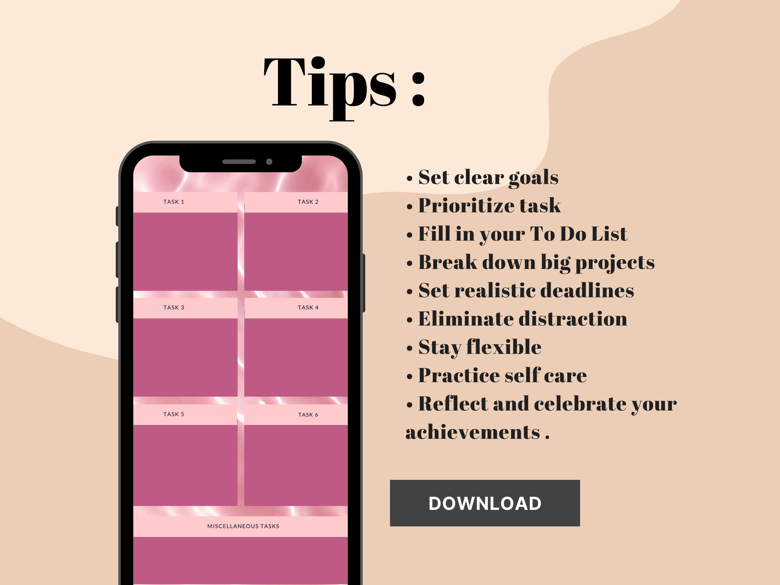 Digital Templates for Taskchecklistto Do Listmarketing - Etsy