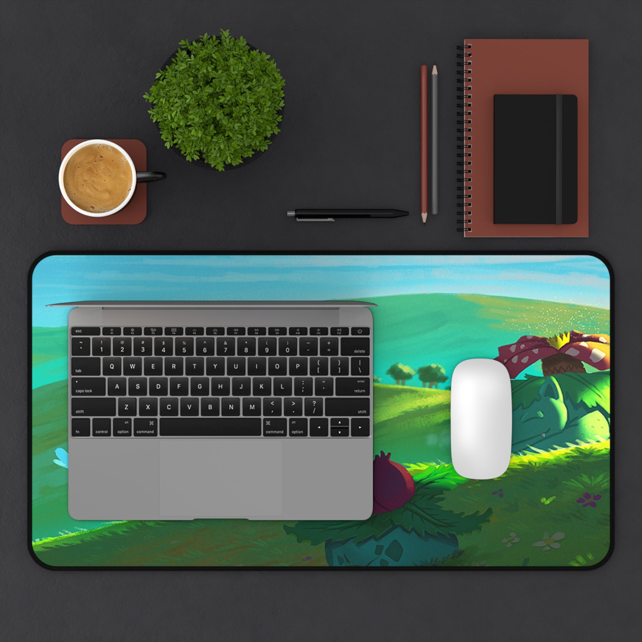 Green Plains Evolution Line Mousepad / Desk Mat - Etsy