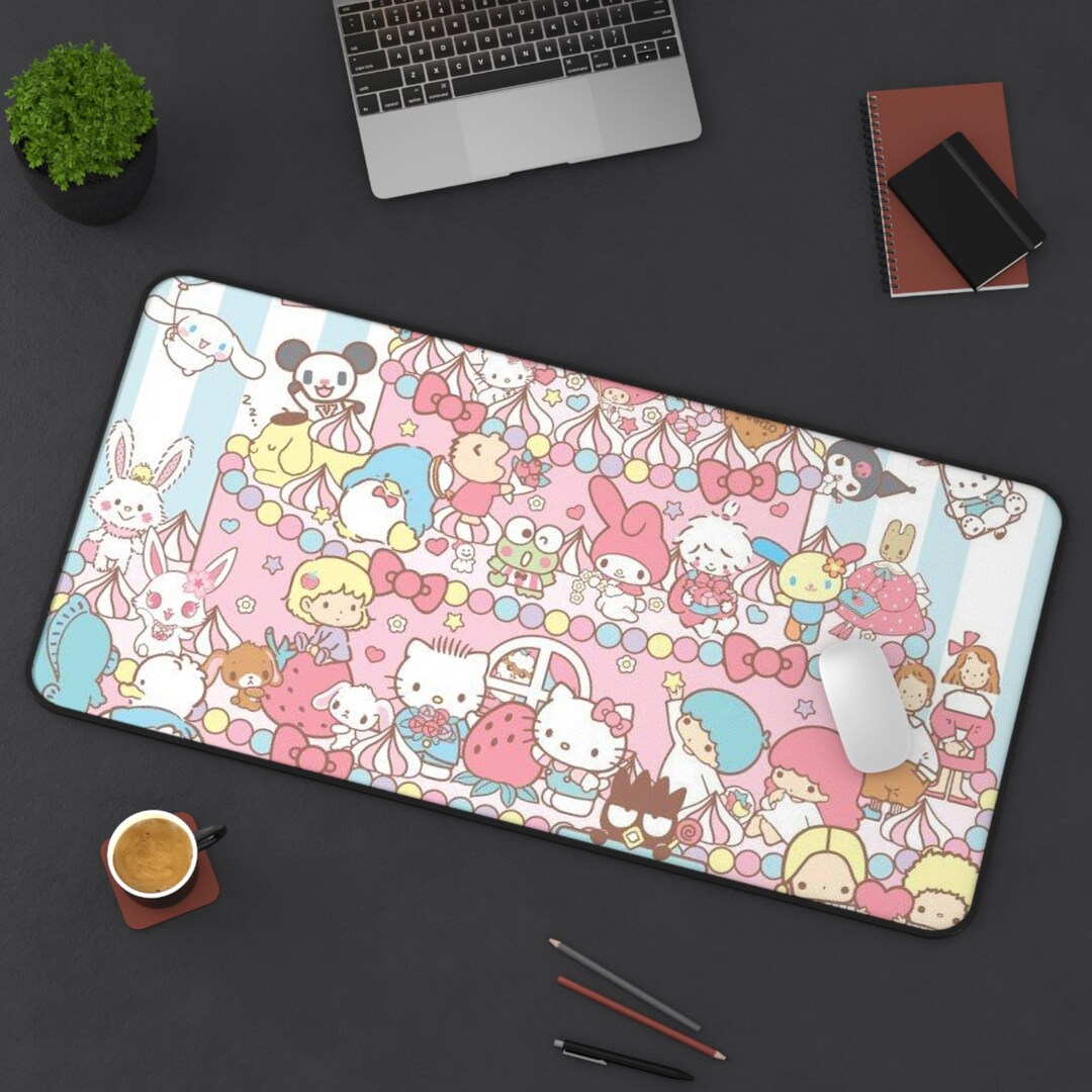 Sanrio Hello Kitty Mousepad / Desk Mat - Etsy