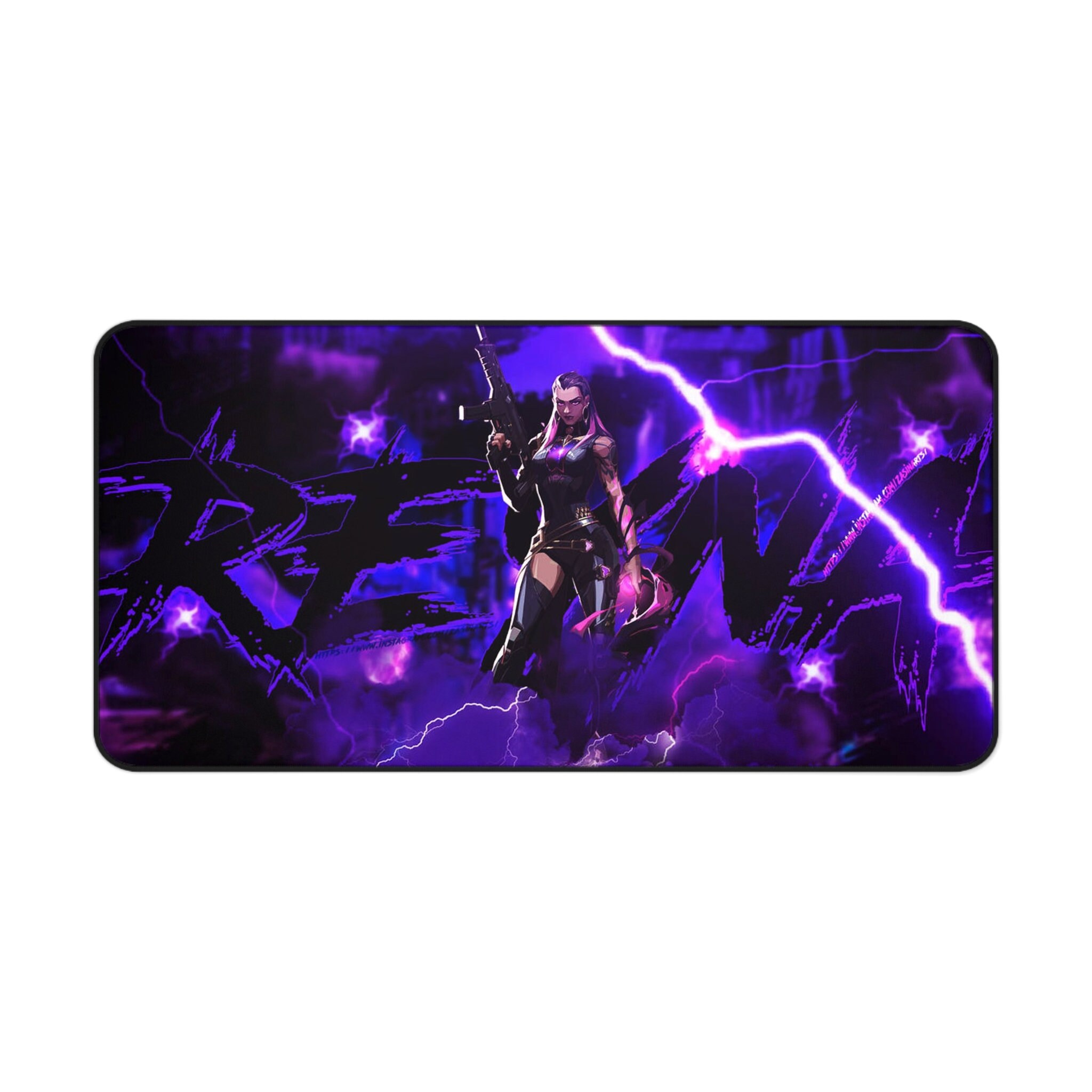 Valorant Mousepad Reyna Desk Mat - Etsy