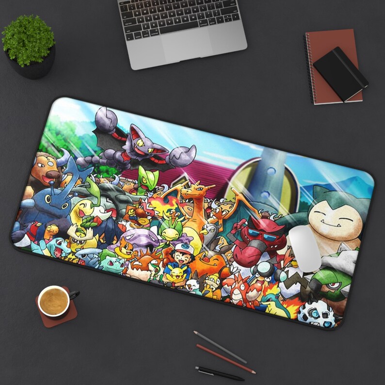 Pokemon Anime Mousepad / Desk Mat - Etsy