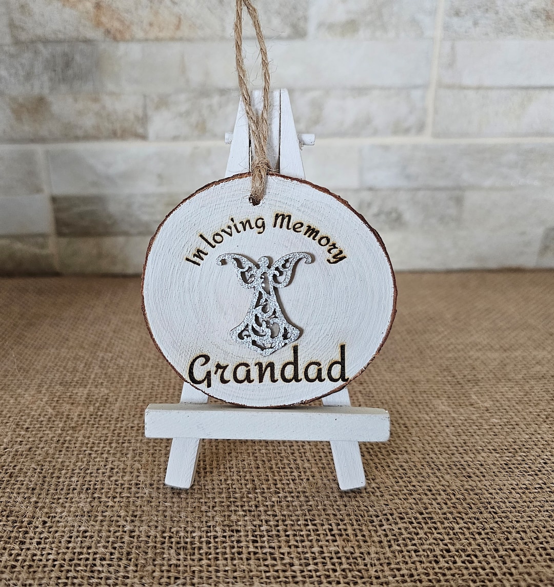In Loving Memory Log Slice Keepsake. - Etsy