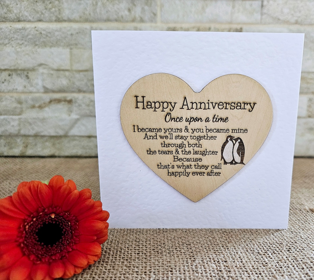 Happy Anniversary Card for Loved Ones (penguin Design). Anniversary ...
