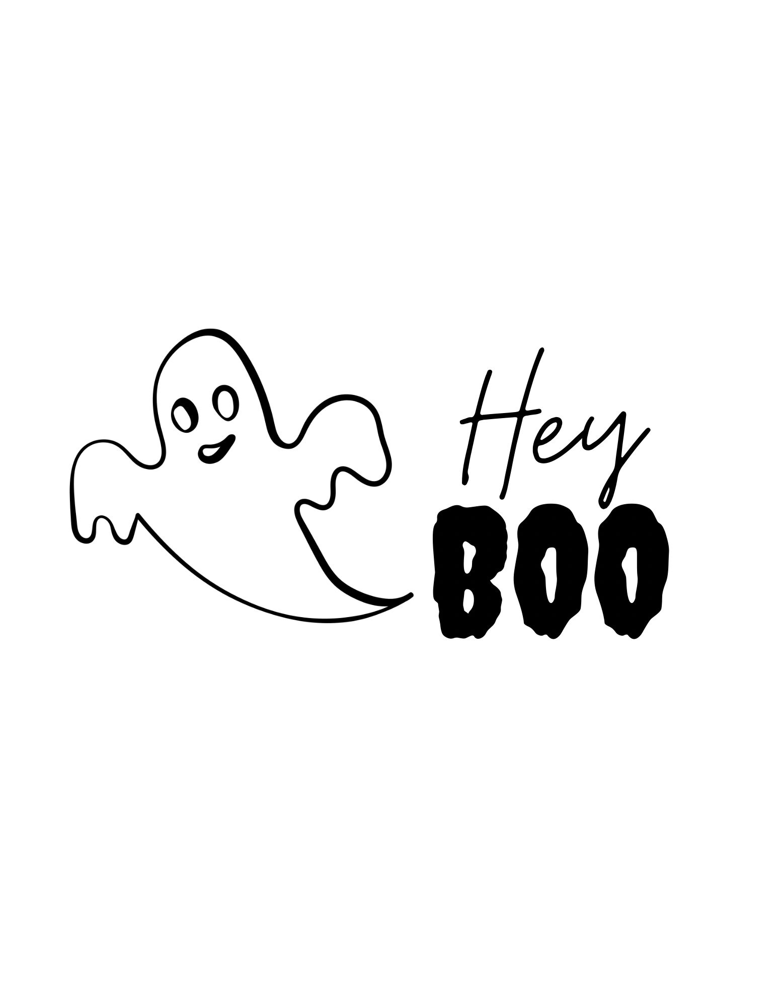 Hey Boo T-shirt PNG digital Download Only - Etsy