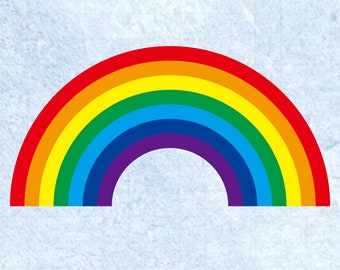 Rainbow Svg, Rainbow Clipart, Svg, Png, Jpg, Eps, Dxf, Studio.3 Cut ...