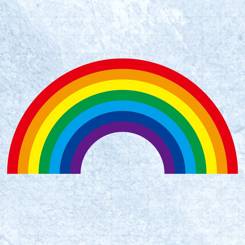 Rainbow Svg Rainbow Clipart Svg Png Eps Cut Files For Cricut