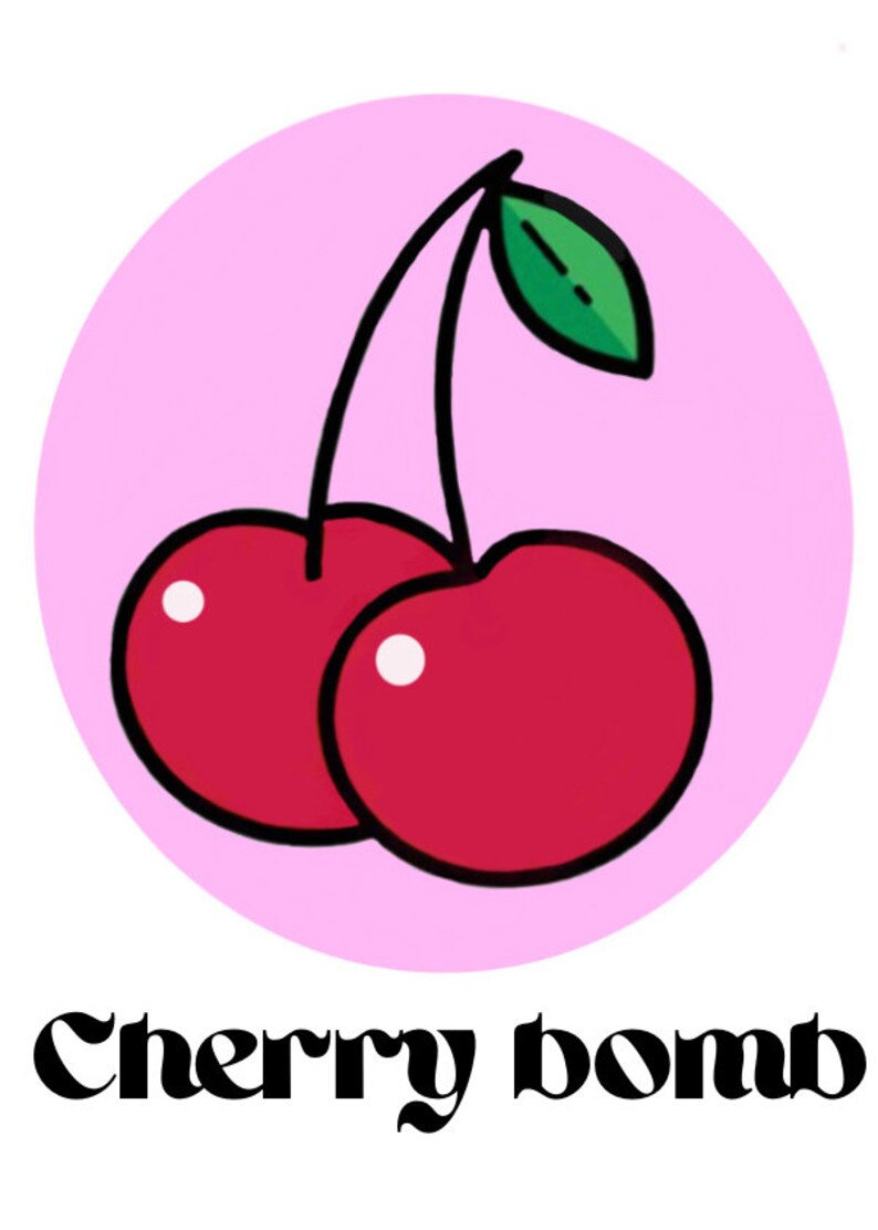 Cherry Bomb Poster digital Download - Etsy