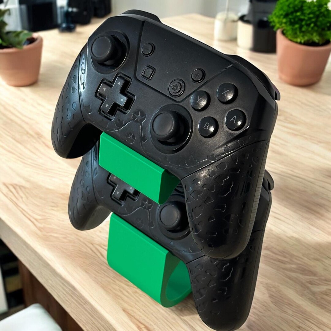 Dual Controller Stand Vertical Gaming Organizer for Playstation Xbox ...