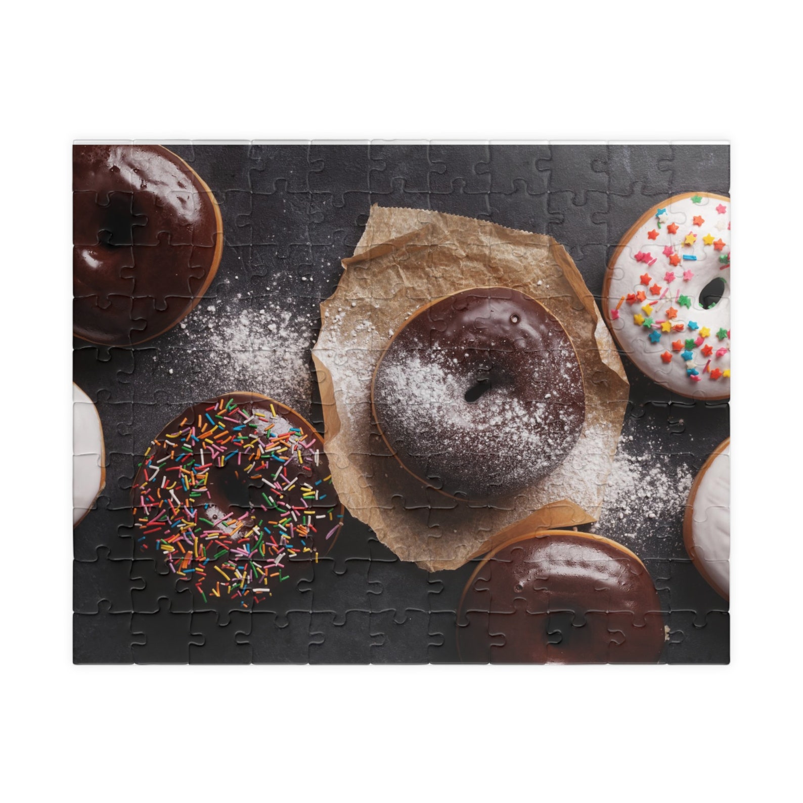 Donut Jigsaw Puzzle for Adults - Etsy