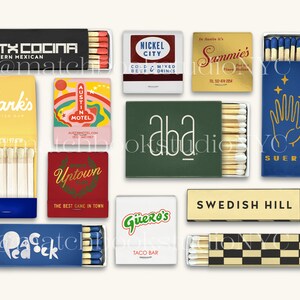 Austin Restaurant Matchbook Print | ATX Matchbooks | Vintage Matchbook ...