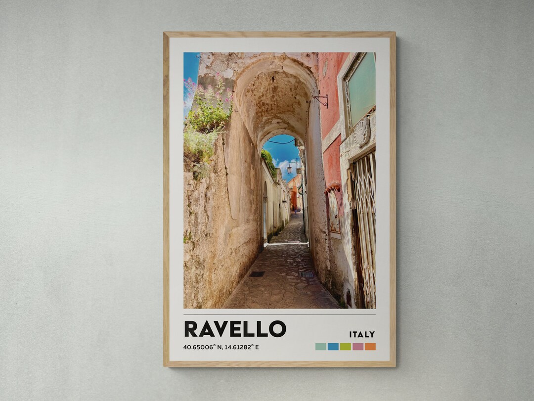 Italy Wall Art | Digital Italian Poster Prints | Ravello Print ...