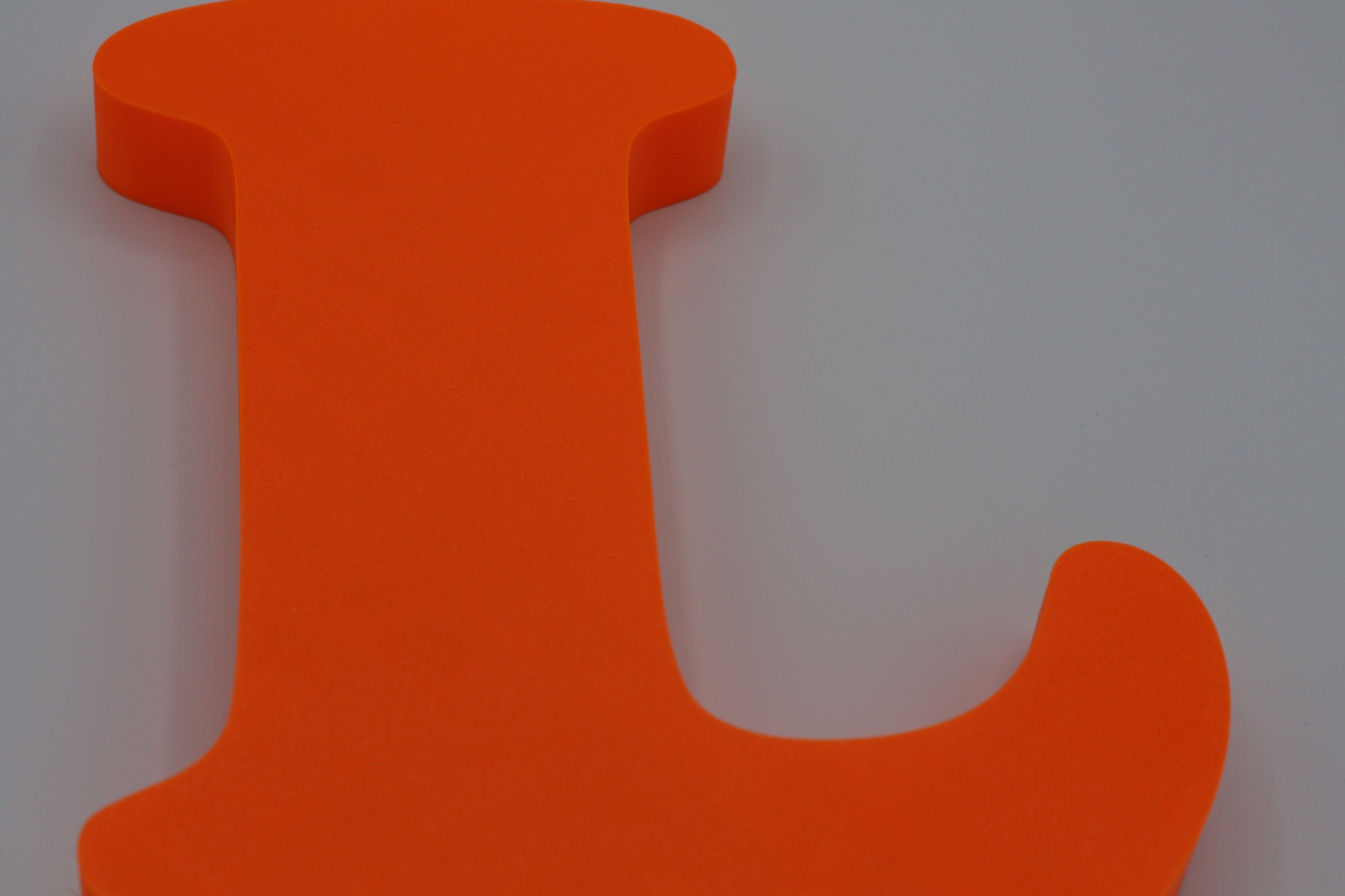 LARGE Free Standing 3D Printed Letters 1 Thickness Custom Made to Order ...