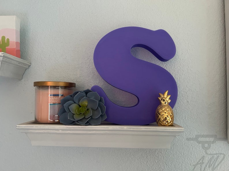 LARGE Free Standing 3D Printed Letters 1" Thickness - Custom Made to ...