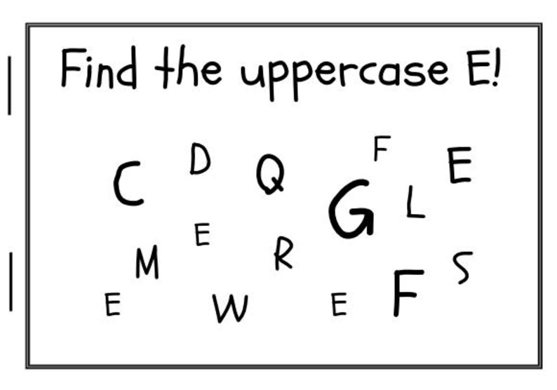 Letter E Mini Book | Alphabet Worksheets for Preschool & Kindergarten ...