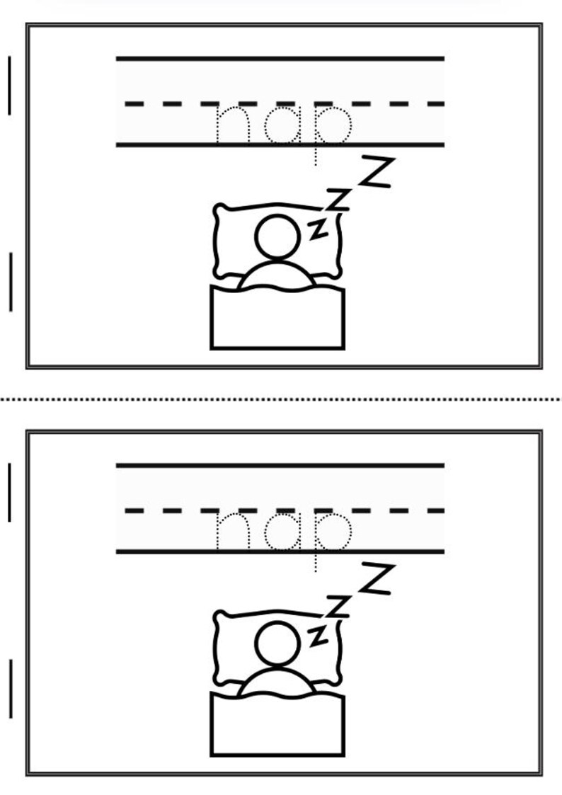 Short Vowel Aa CVC Word Family Mini Book | -ap Family Phonics Worksheet ...
