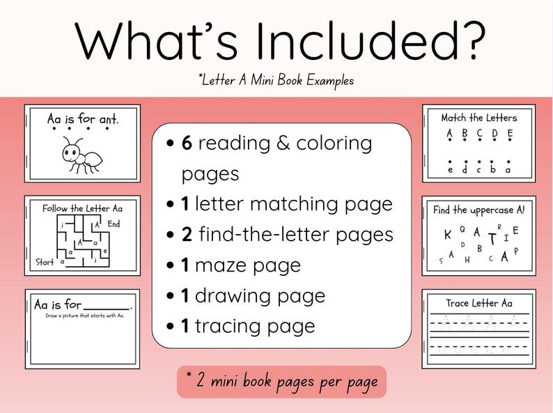 Letter O Mini Book | Alphabet Worksheets for Preschool & Kindergarten ...