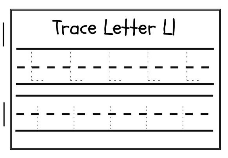 Letter L Mini Book | Alphabet Worksheets for Preschool & Kindergarten ...