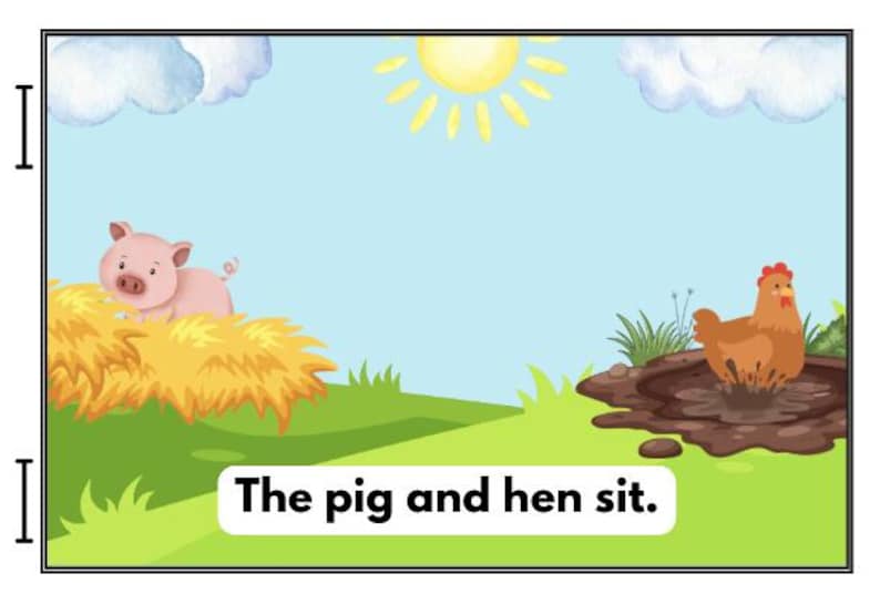 Printable Farm-themed CVC Sight Word Reading Book | Preschool ...
