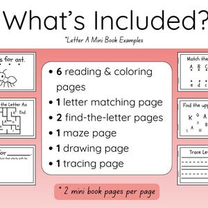 Letter E Mini Book | Alphabet Worksheets for Preschool & Kindergarten ...