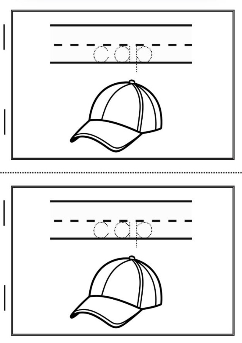 Short Vowel Aa CVC Word Family Mini Book | -ap Family Phonics Worksheet ...