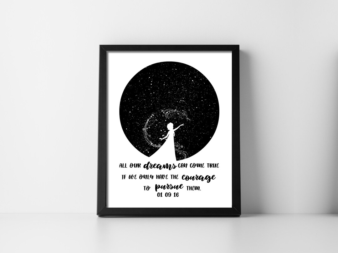 Star Map Elsa Queen Frozen Digital Download Printable Star Chart Child ...