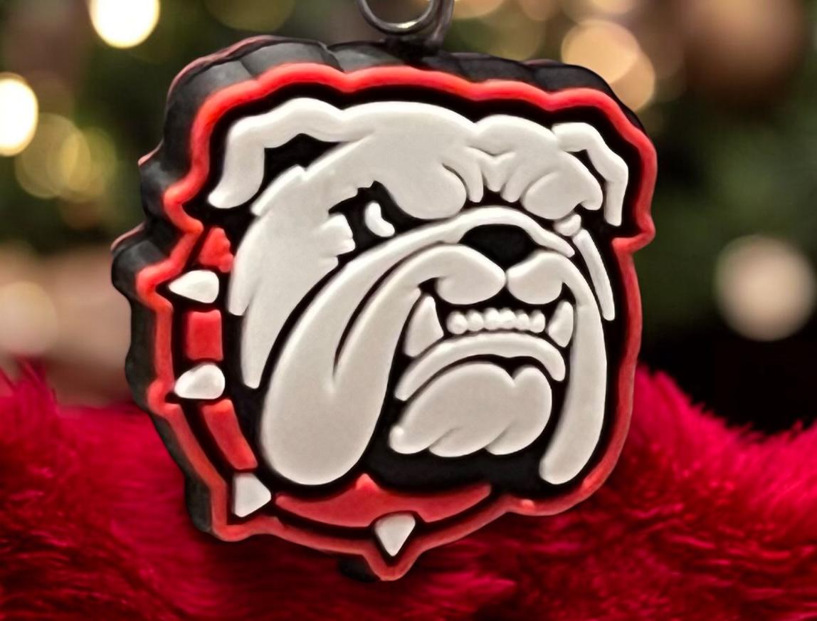 Bulldog Mascot 1" Focal Bead - Etsy