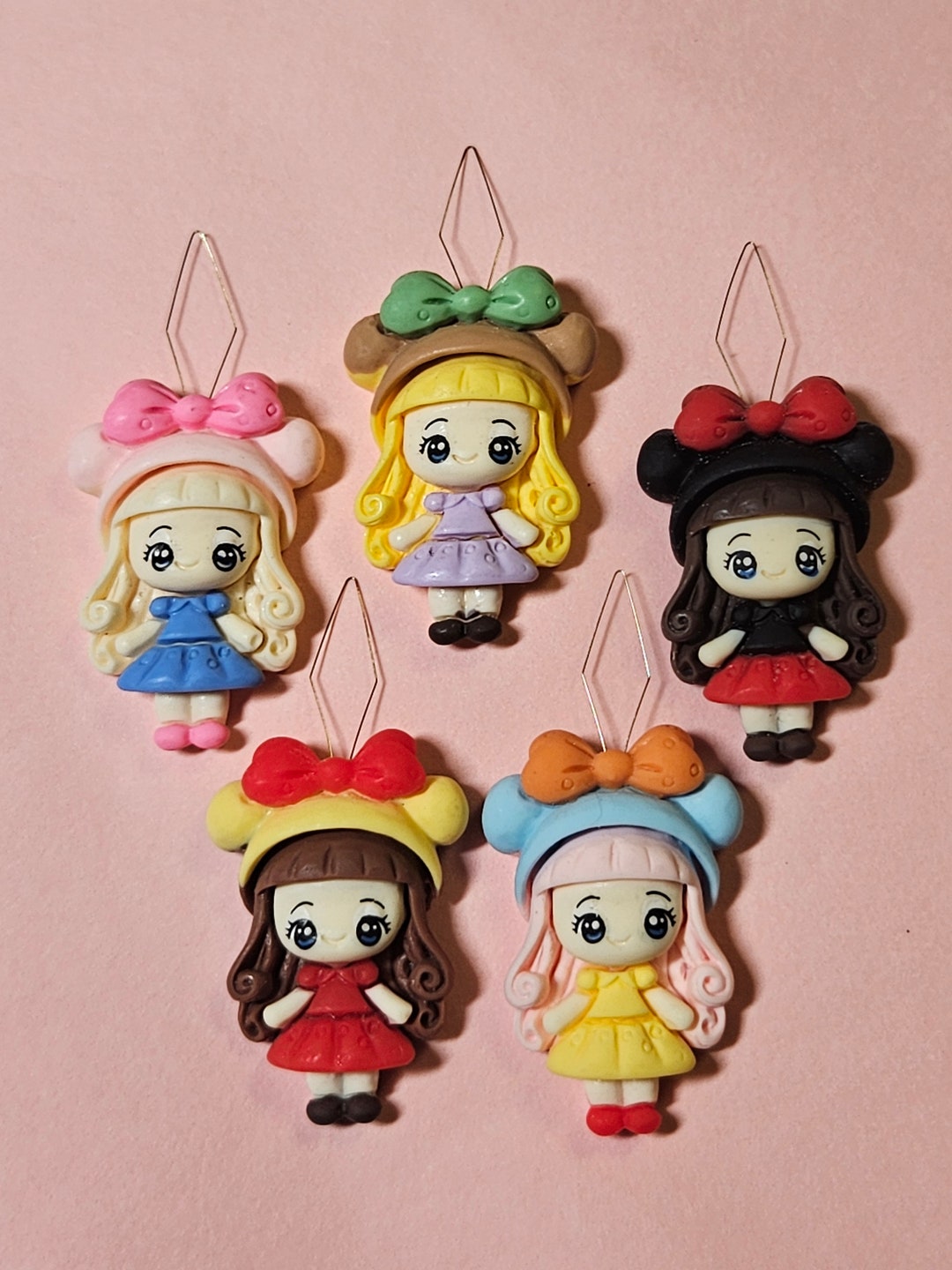 Girl With Bow Needle Minder & Threader: Magnetic Embroidery Accessory ...