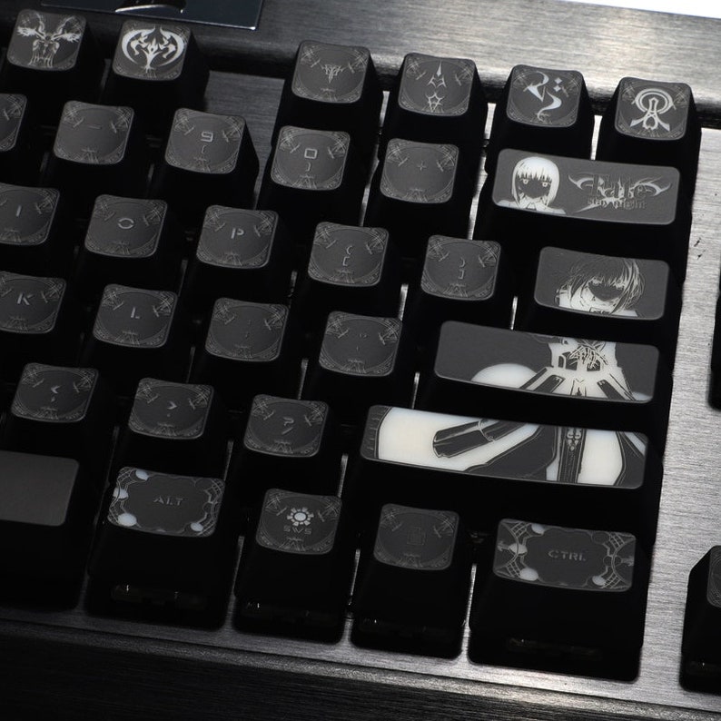 104pcs Fate/stay Night Saber Theme Keycaps anime Girl Keycap - Etsy