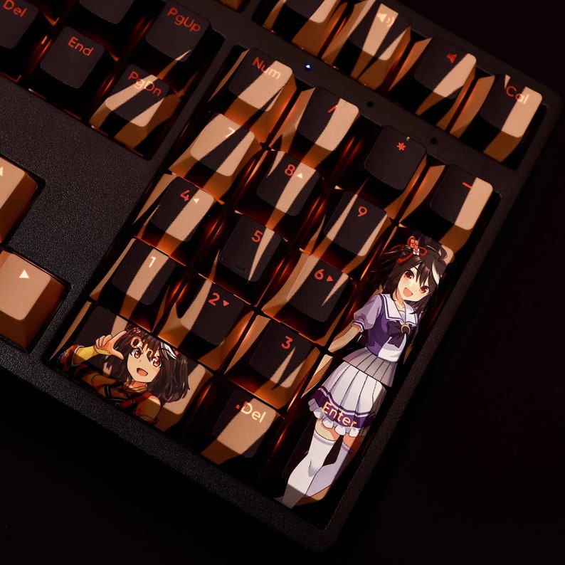 108pcs Pretty Derby Kitasan BlackKeycaps / Lindo Anime Girl Keycap ...