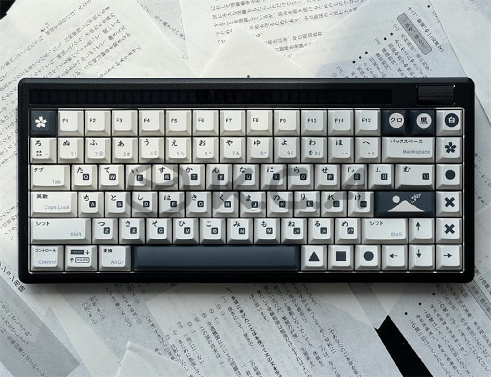 108pcs Japanese Keycap Theme Keycaps Minimalistic Keycap Cherry Blossom ...