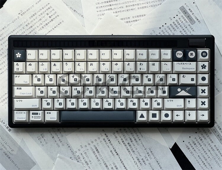 108pcs Japanese Keycap Theme Keycaps Minimalistic Keycap Cherry Blossom ...