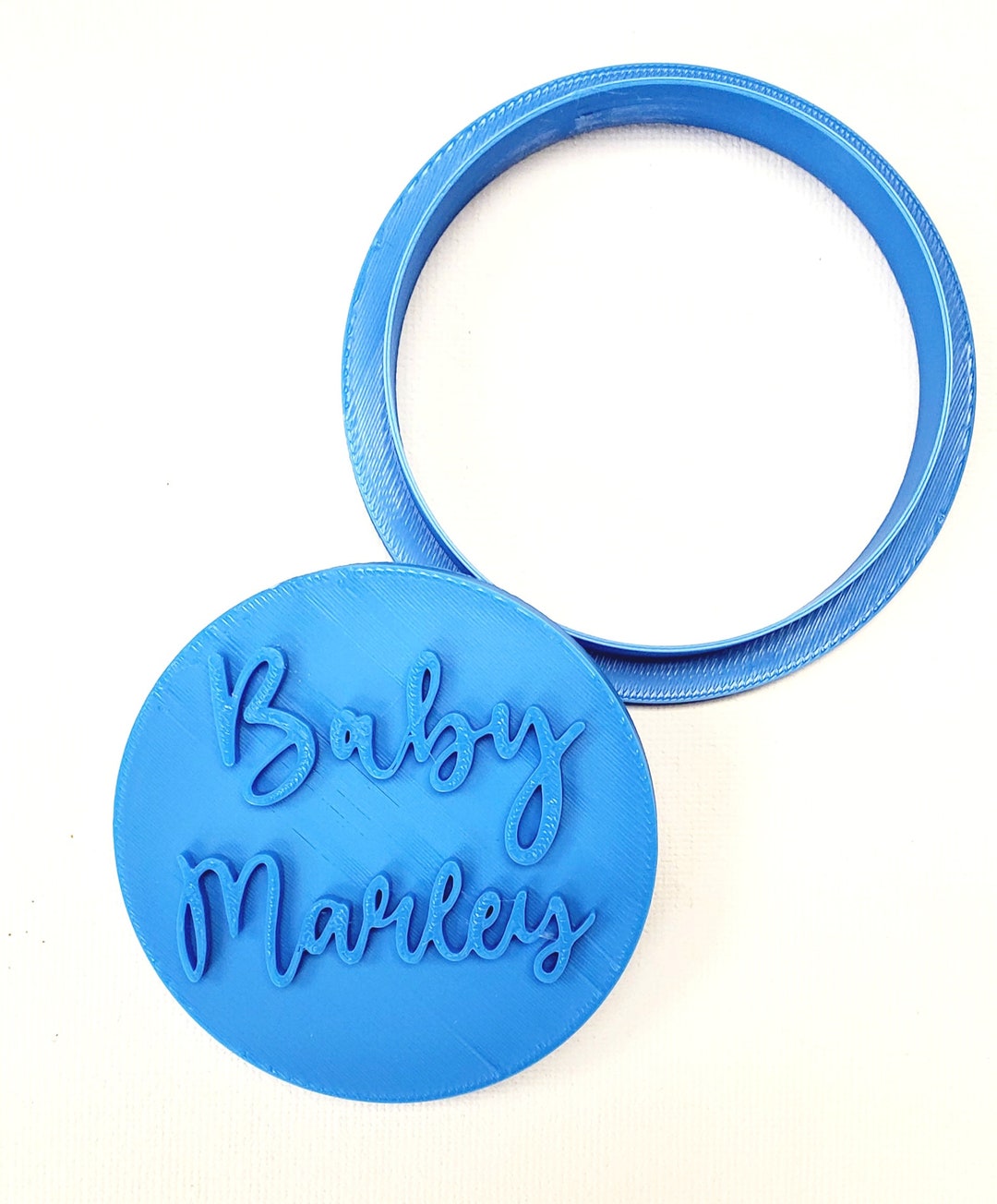 SHIPS FAST Custom Cookie Stamp Embosser With Cutter. Great for Cutting ...