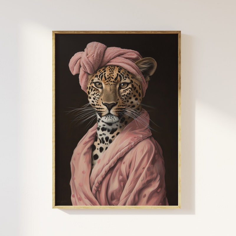 Leopard Card Poster - Etsy UK