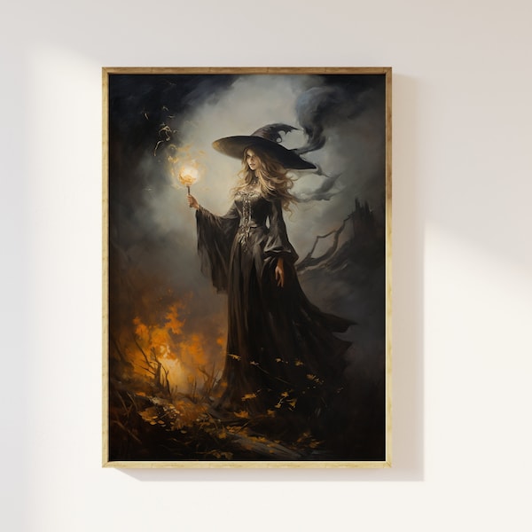 Witch Art - Etsy