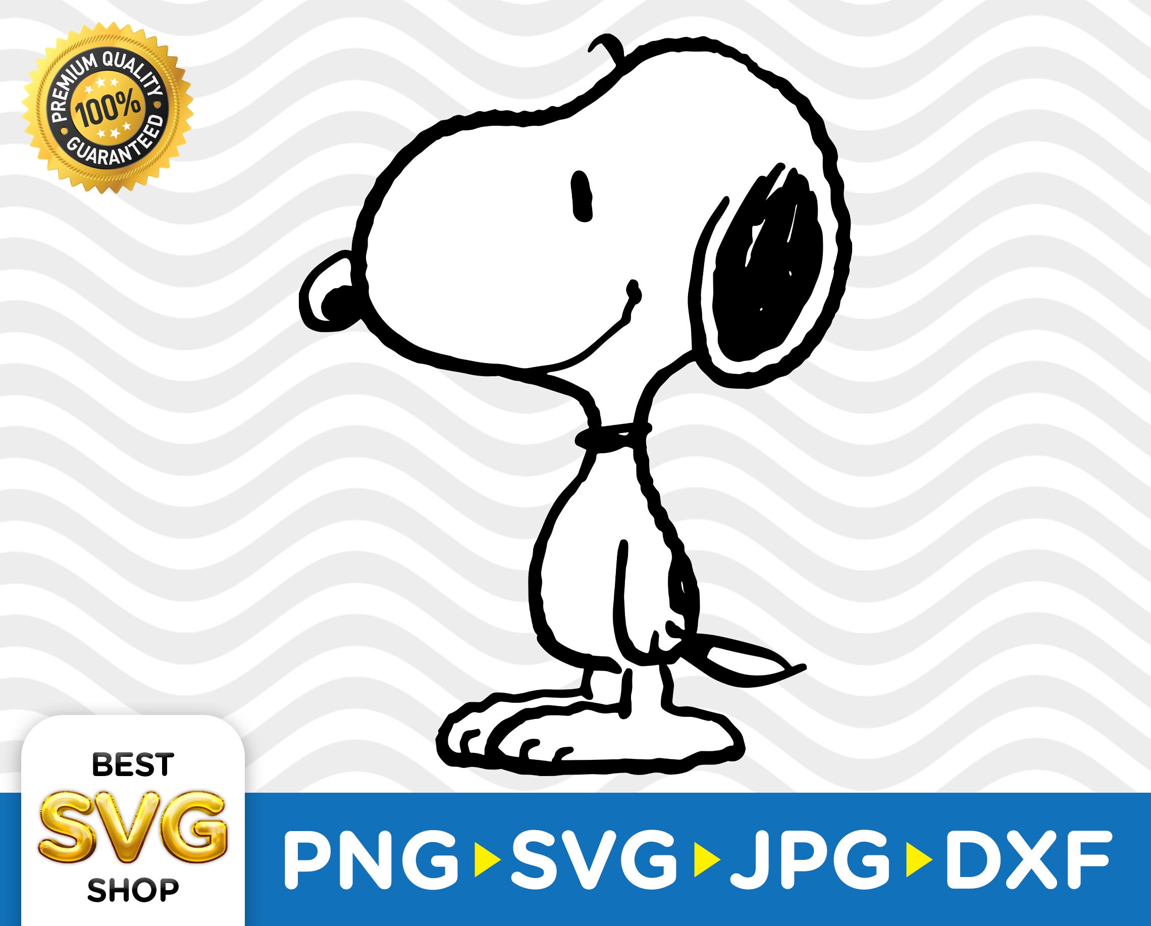 Snoopy Peanuts SVG File PNG File JPG Dxf Instant - Etsy