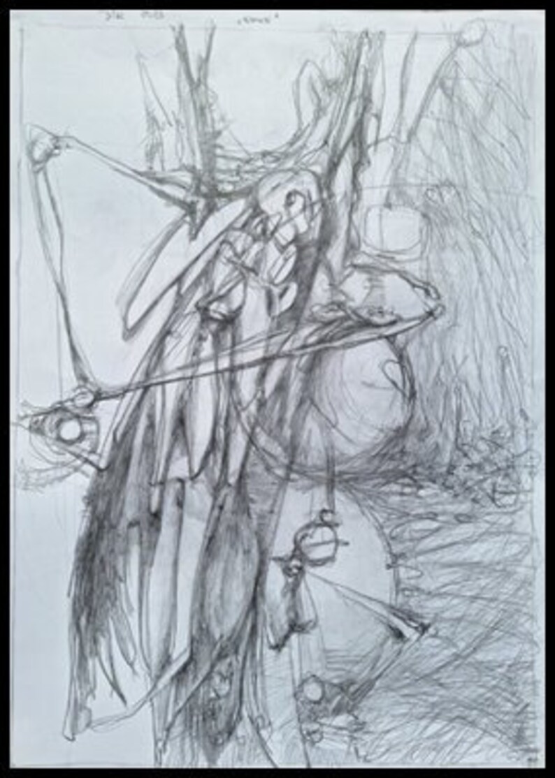 SPAWN Art, Handmade, Pencil, Charcoal, Drawing, Consciousness, Sublimal ...