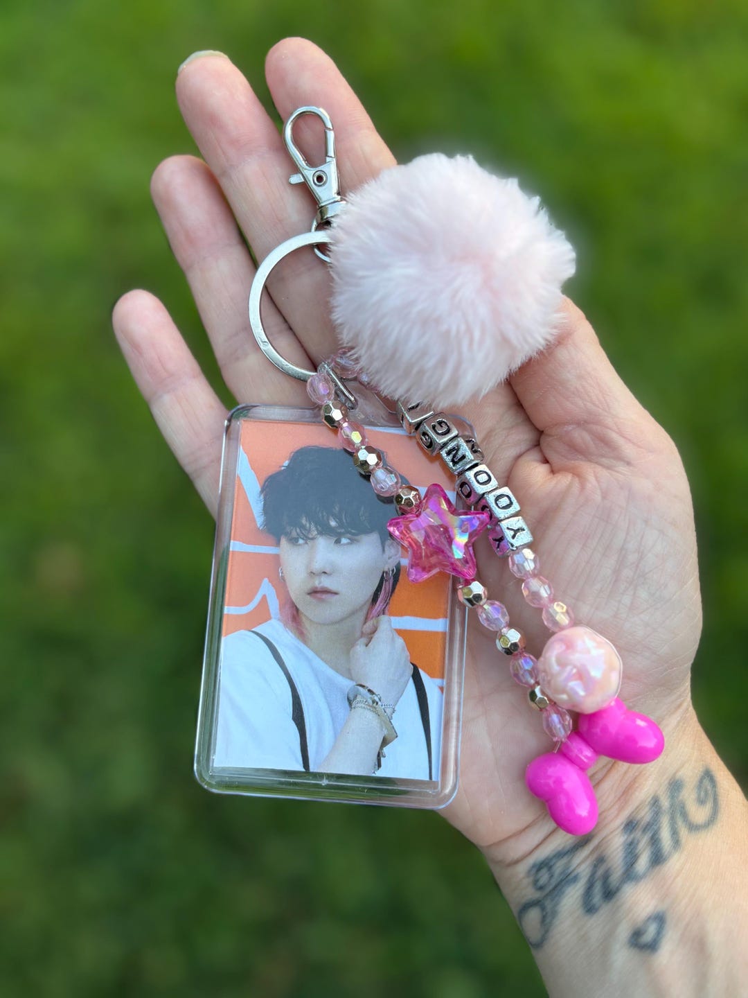 BTS Suga Keychain - Etsy