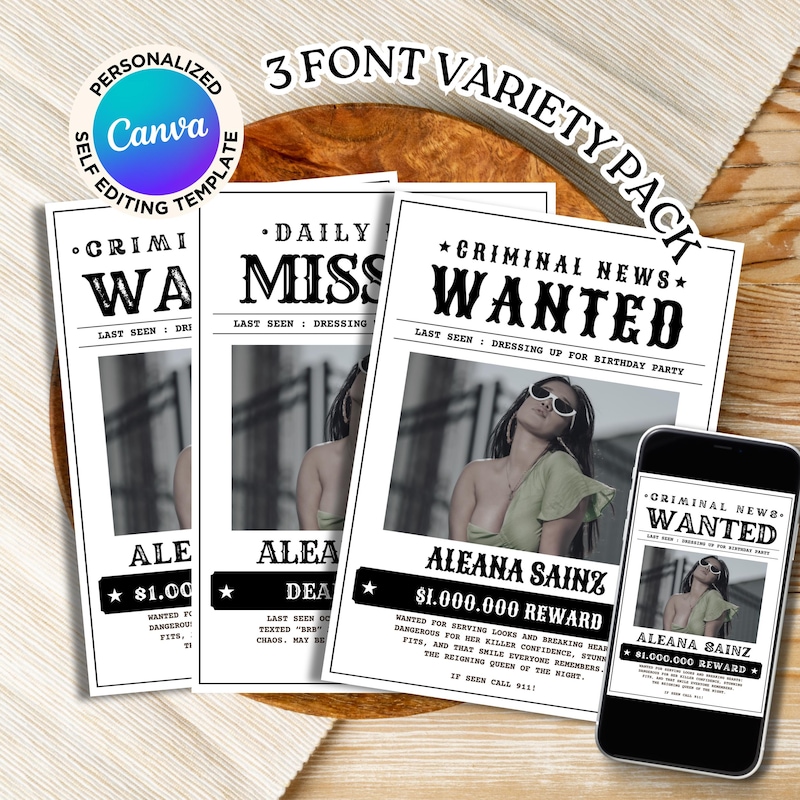 Vintage Missing Posters - Etsy