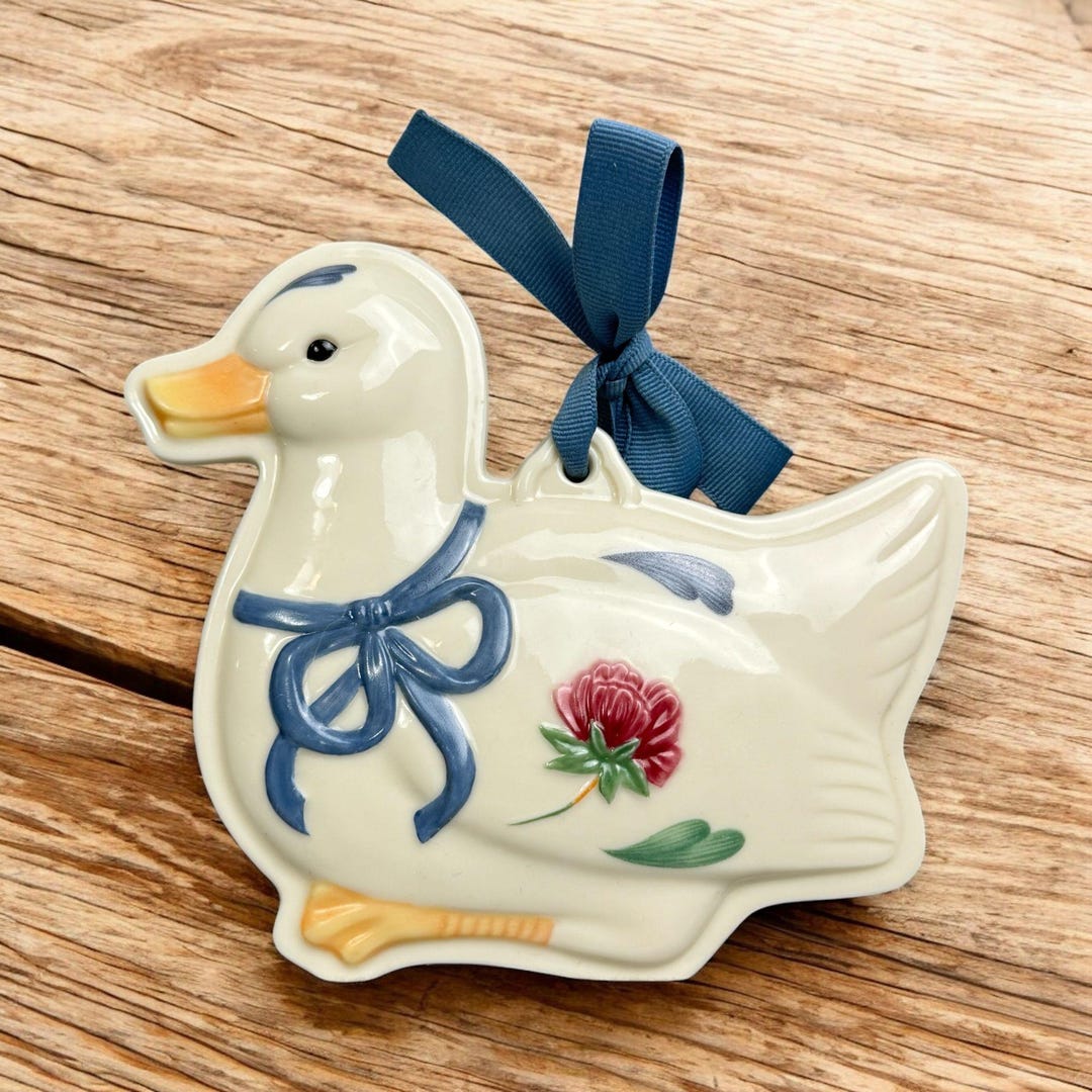 Lenox Duck Poppies Design From the Blue Barnyard Collection - Etsy