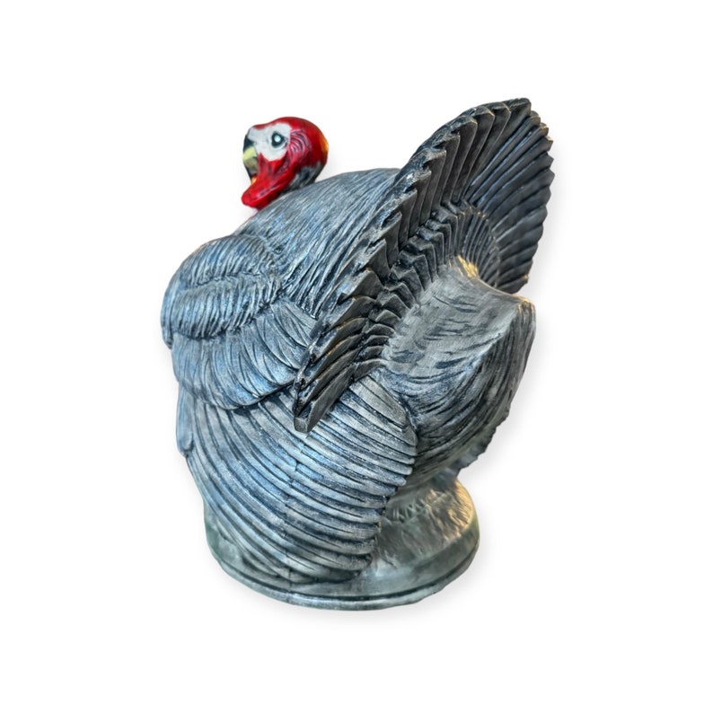 1970 Resin Turkey Statue Vintage Figurines Collectible - Etsy