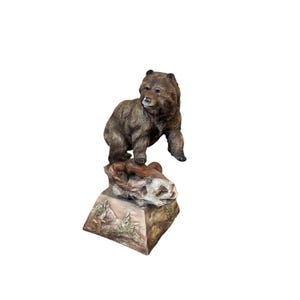 2003 by Danny Edwards Vintage Grizzly Bear Porcelain Figurines ...